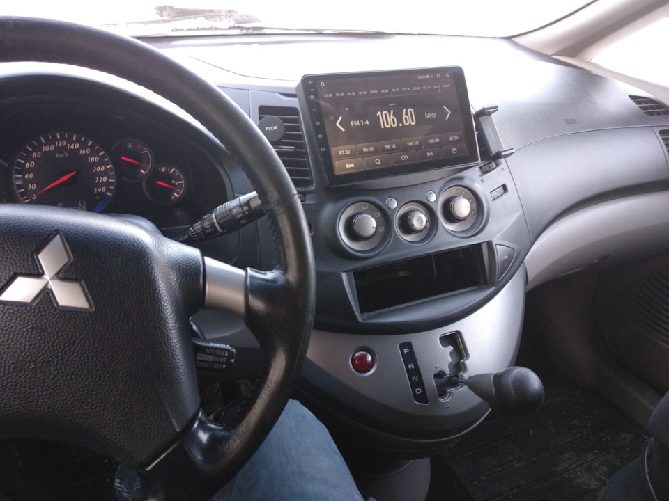 Сбылась мечта!) 2din в грандис — Mitsubishi Grandis, 2,4 л., 2008 года ...