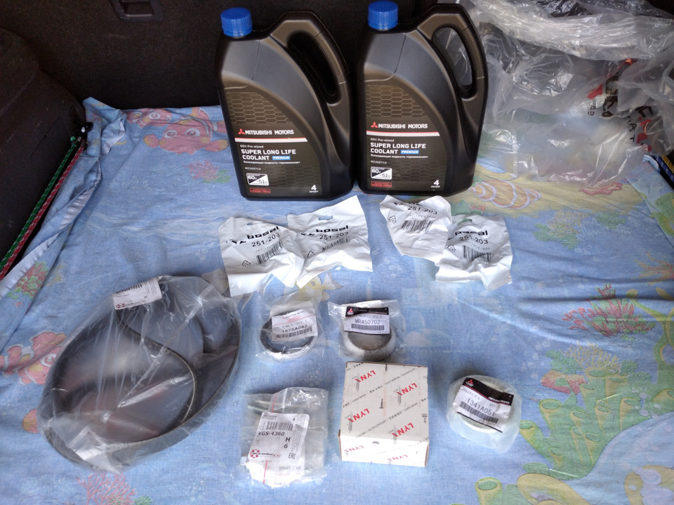 Приводной ремень, ролики, анитфриз, выхлоп — Mitsubishi Outlander (3G ...