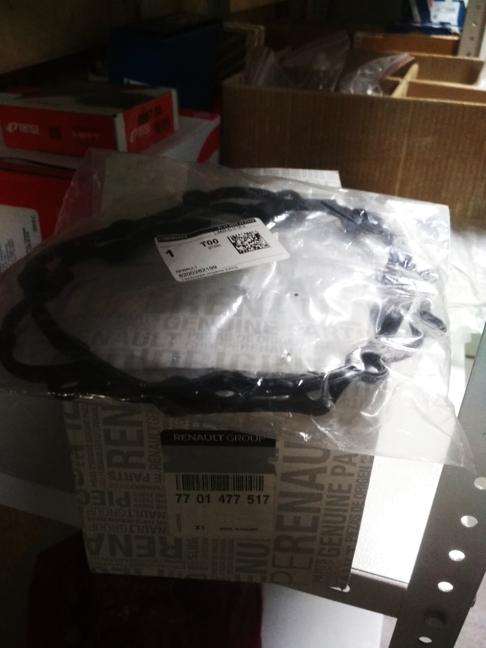 7701477517 Комп ремня генератора + ролик 2шт RENAULT | Запчасти на DRIVE2