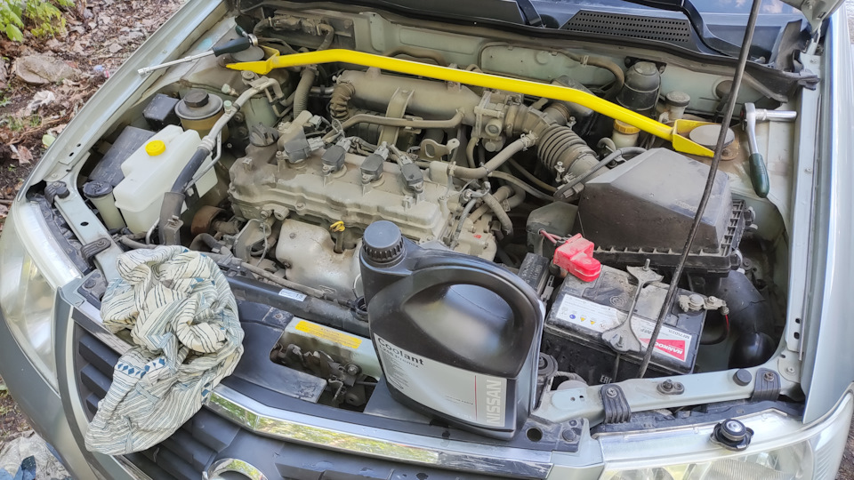 Антифриз Ниссан — Nissan Almera Classic (B10), 1,6 л, 2008 года ...
