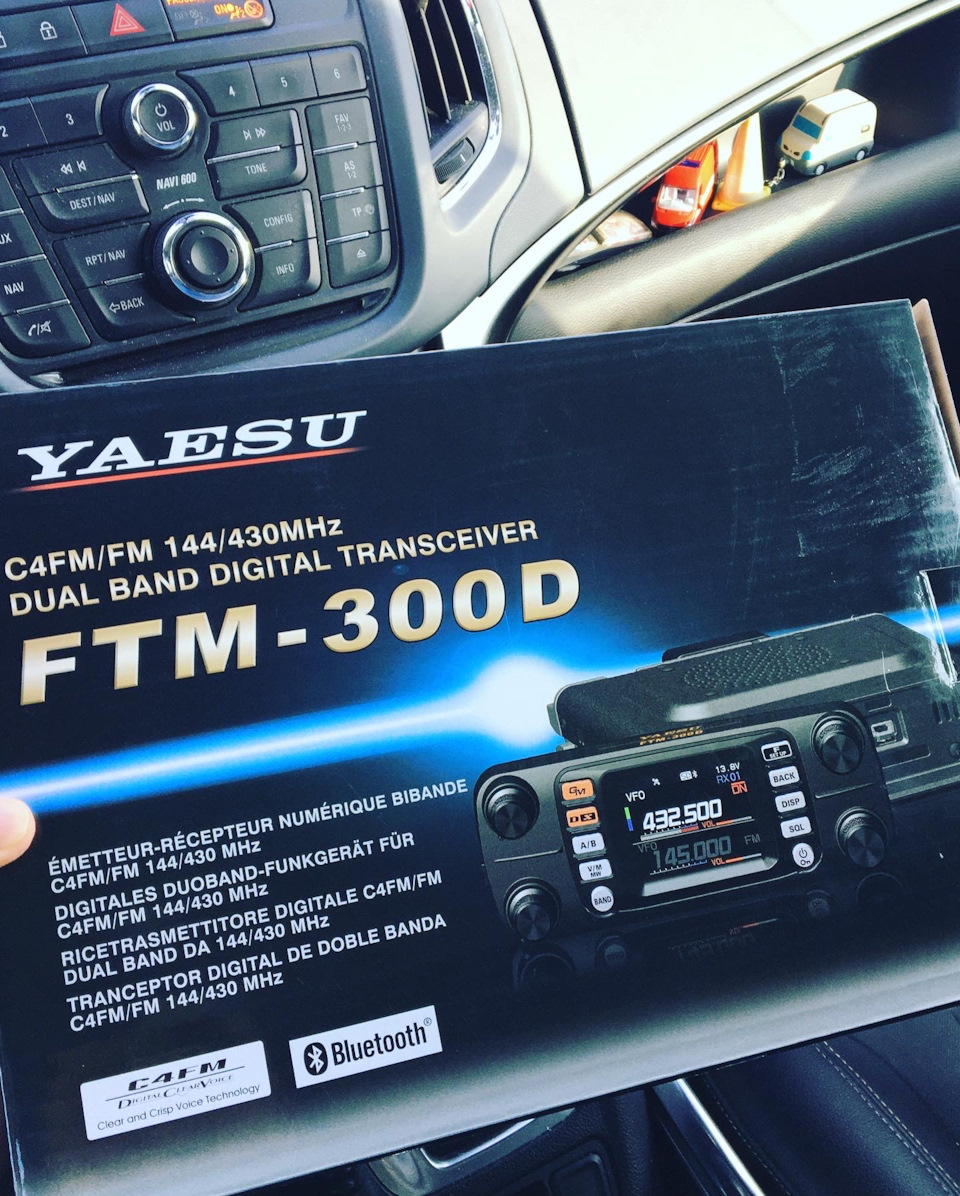 Установка УКВ радиостанции Yaesu FTM-300dr — Opel Zafira Tourer, 1,4 л, 2013 года | электроника ...