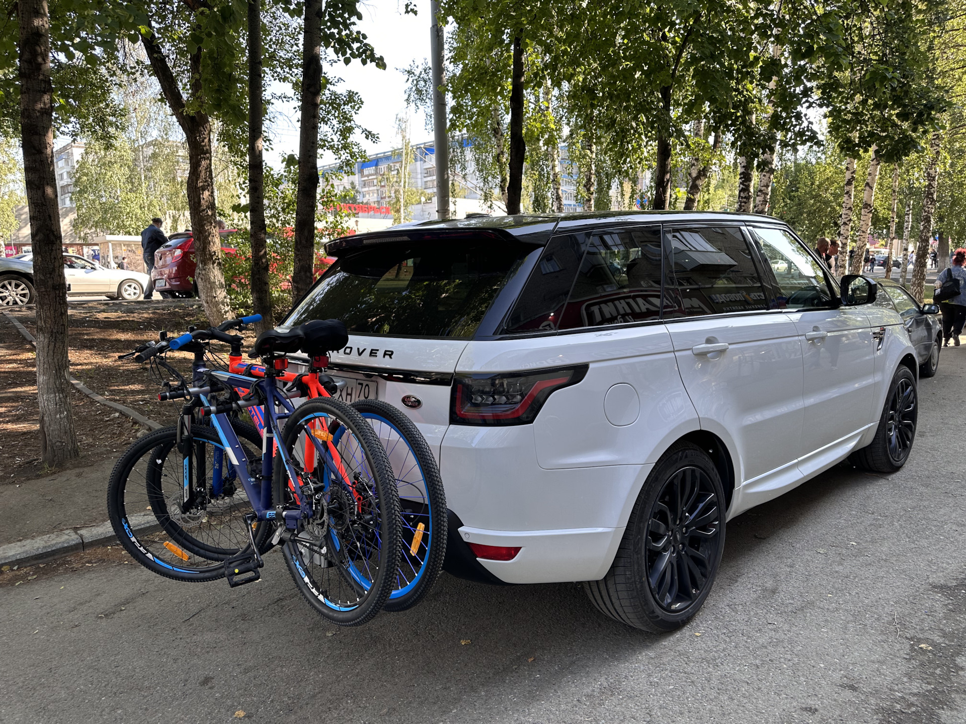 Крепление велосипедов Thule — Land Rover Range Rover Sport (2G), 3 л ...