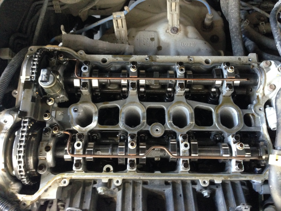 Устранение течи лобовой крышки, замена ремней, ролика натяжителя ...