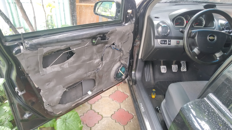 Стеклоподъёмник левый передний, ревизия. — Chevrolet Aveo Sedan (1G), 1 ...