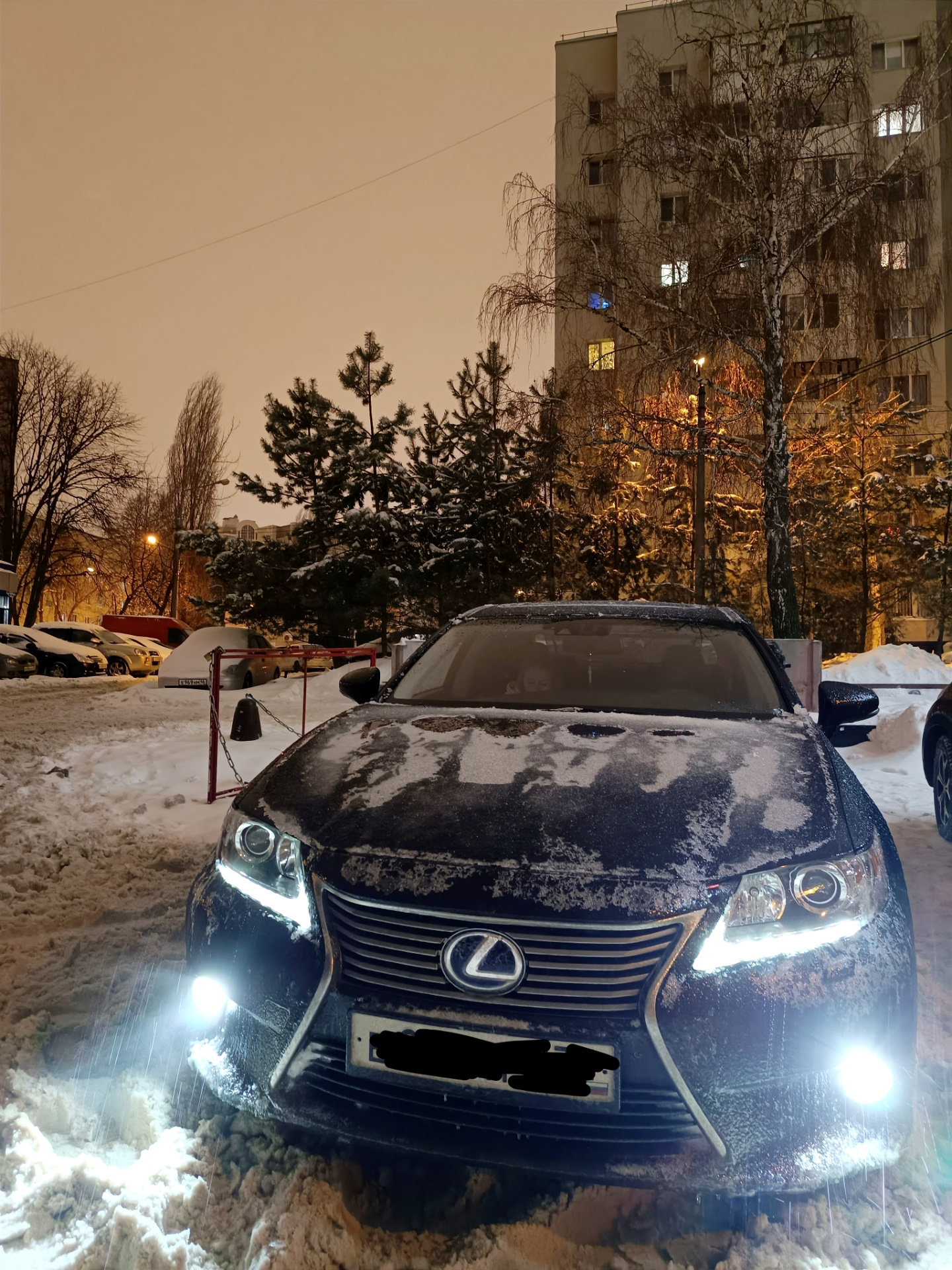 Зима на Michelin … — Lexus ES 300h (XV60), 2,5 л, 2012 года | шины | DRIVE2