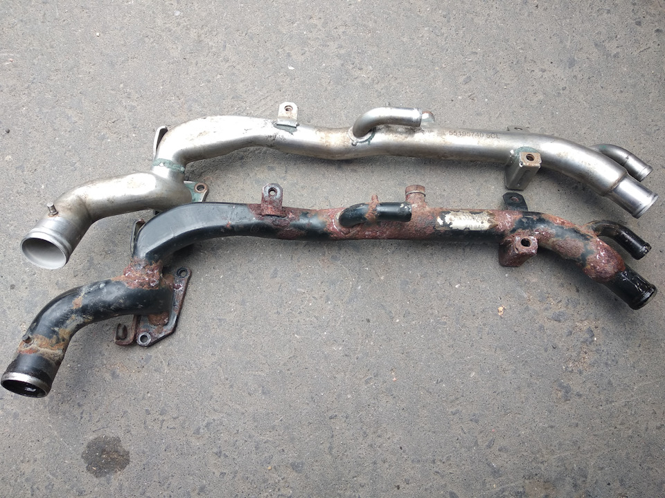 Замена трубки ОЖ. — Opel Vectra C, 1,9 л, 2008 года | своими руками ...