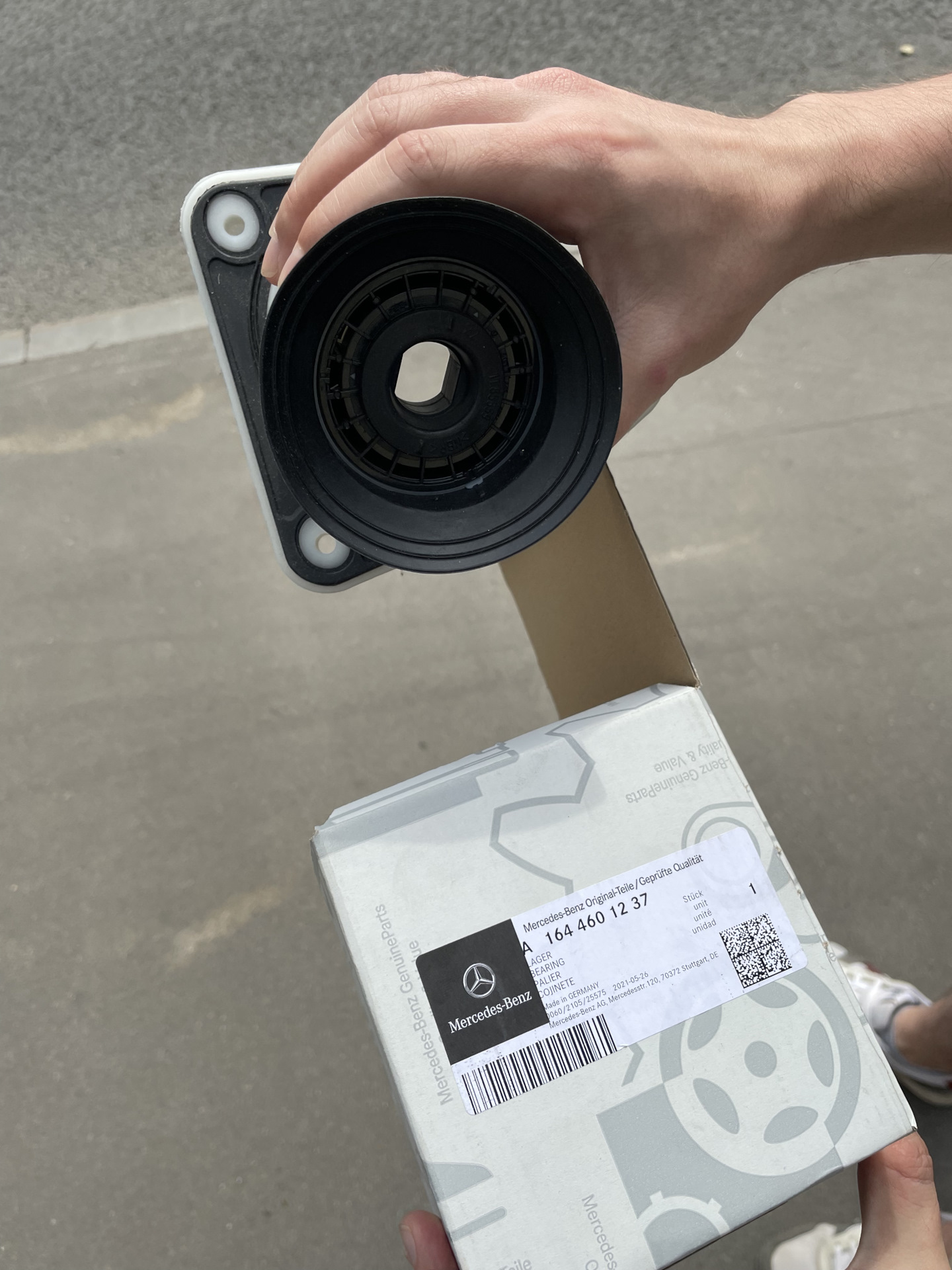 Замена подшипника рулевого вала — Mercedes-Benz M-Class (W164), 5,5 л ...