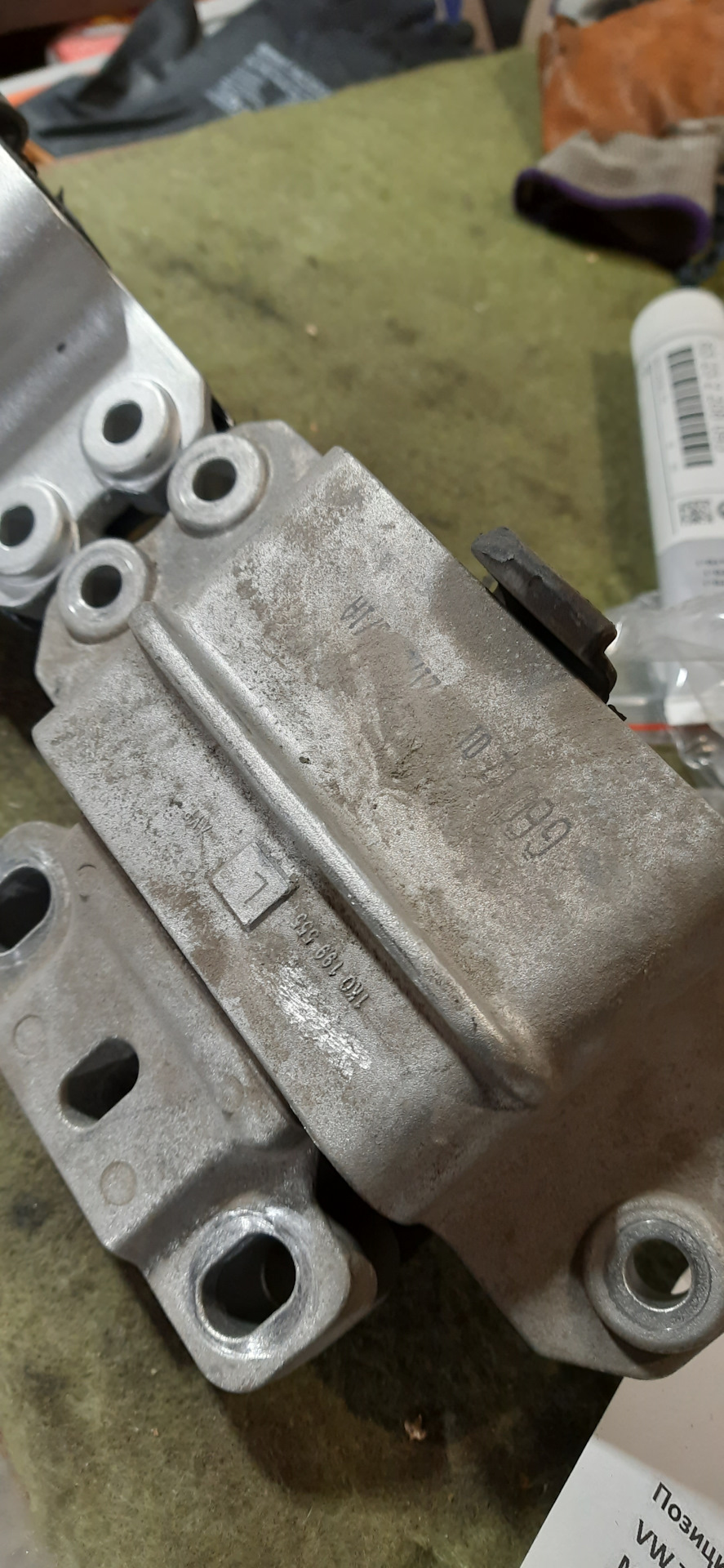 Замена левой подушки .Втулки в подрамник. — Skoda Octavia A5 Mk2, 1,6 л ...