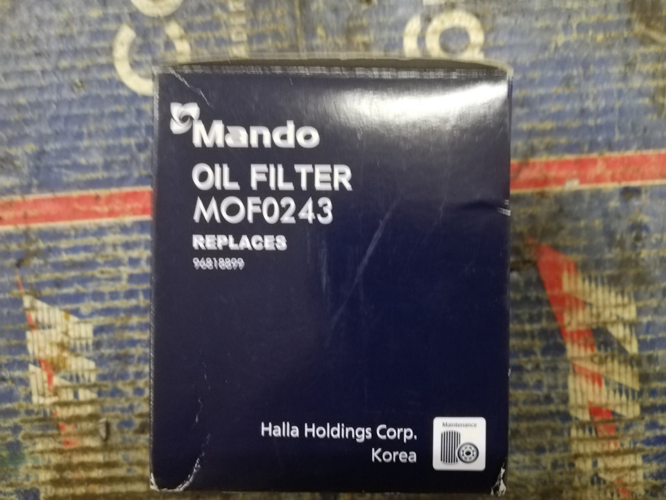 96818899 Масляный фильтр GM | Запчасти на DRIVE2