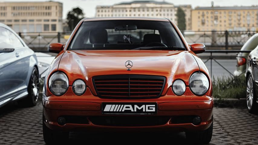 Mercedes-Benz E-Class (W210) 5.4 бензиновый 2001 | - SOLAR ORANGE E55 ...