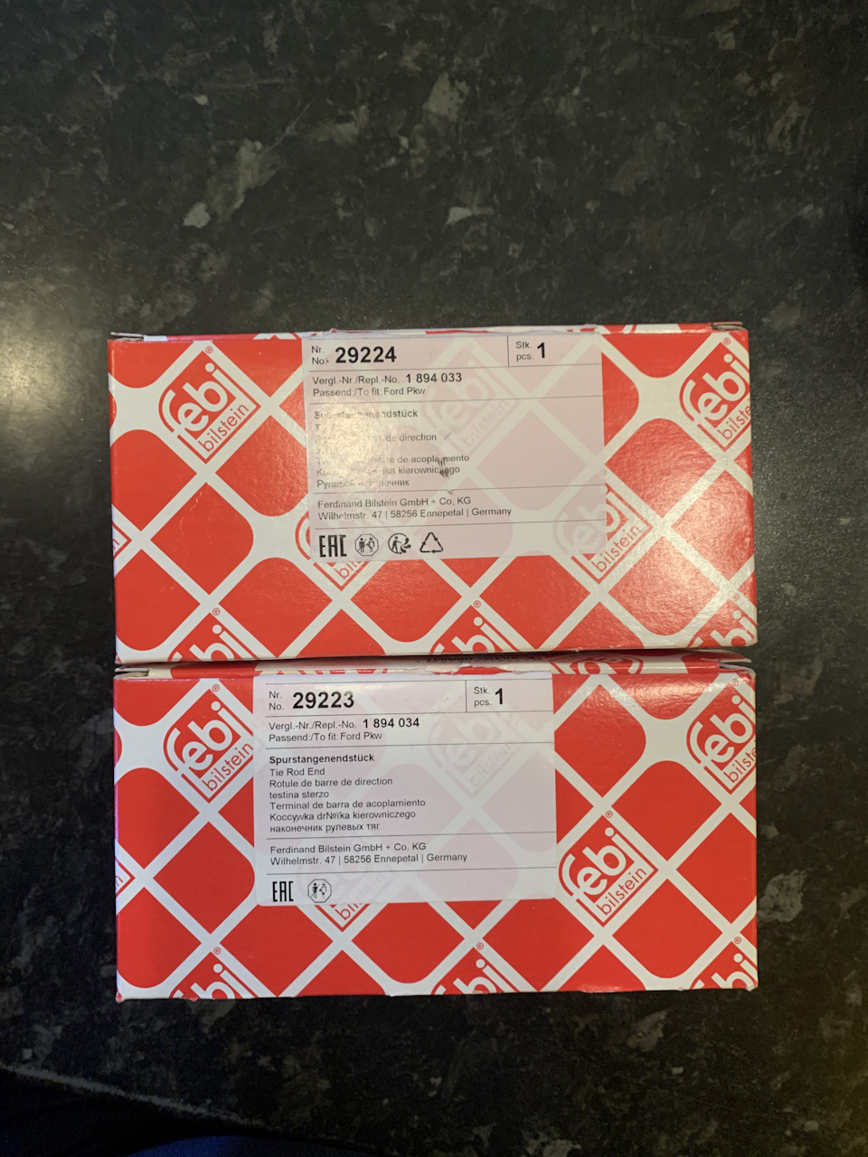 1894033 Наконечник рулевой тяги правый Ford | Запчасти на DRIVE2