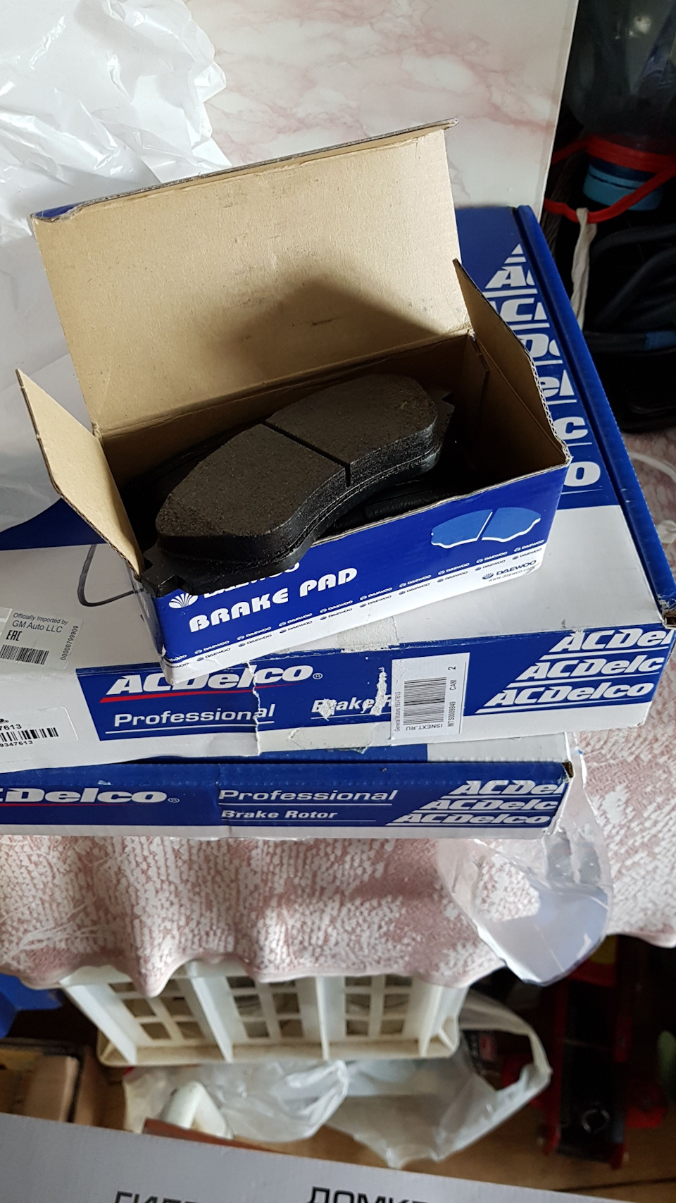 Заменил передние тормозные диски и колодки — Chevrolet Lacetti 5D, 1,4 ...