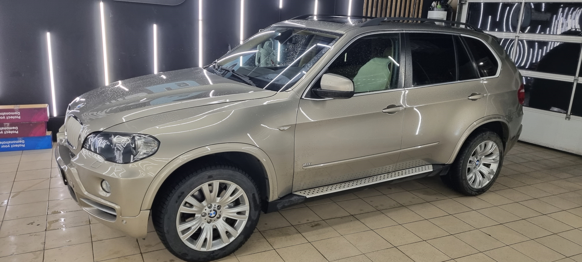 Броня морды — BMW X5 (E70), 4,8 л, 2007 года | стайлинг | DRIVE2