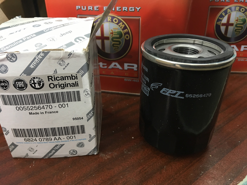 55256470 Фильтр масляный Punto, Brava 1.2 16V, Albea 1.4 FIAT ALFA ...