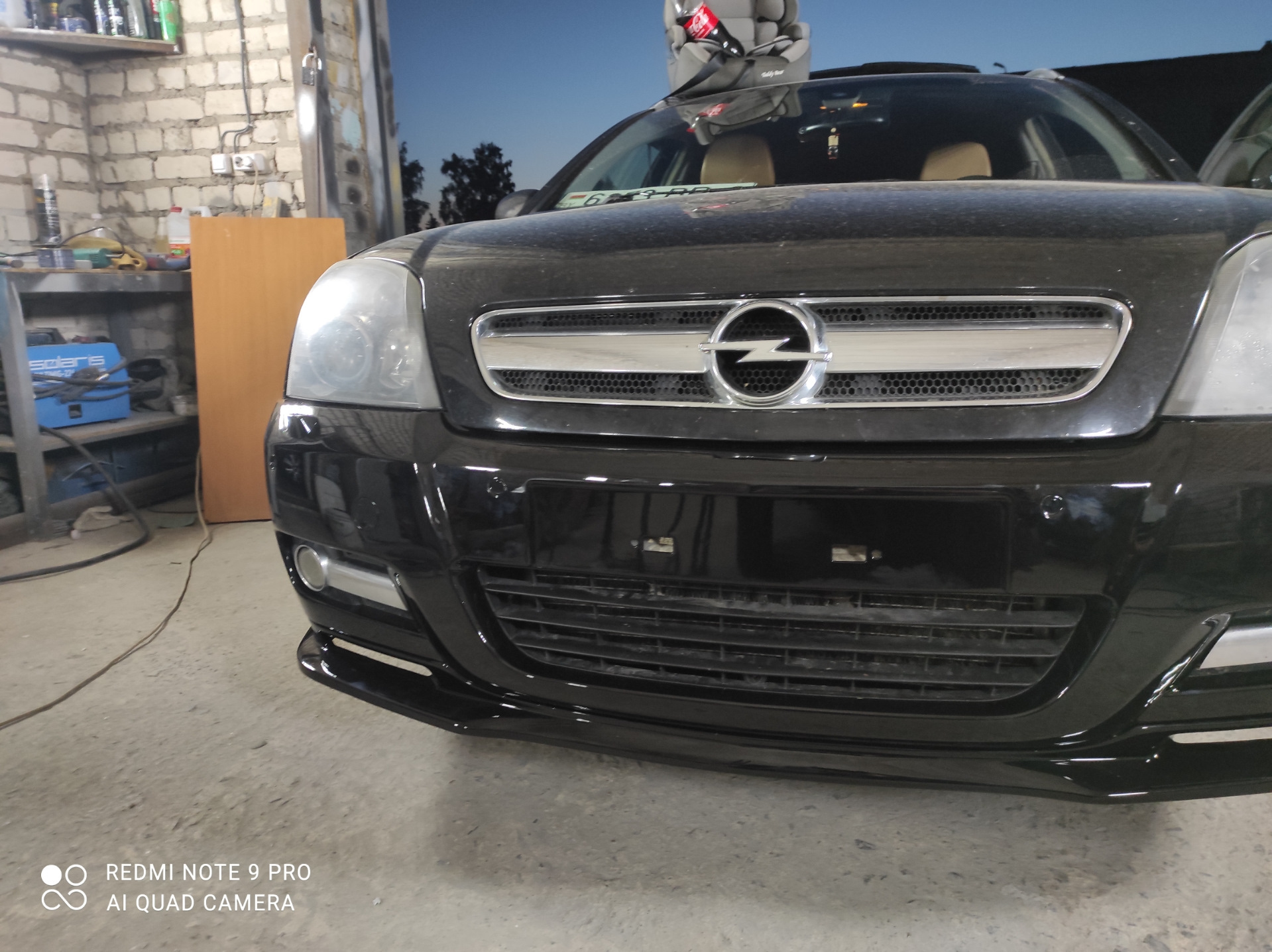 Установка губы и козырька аля "Irmscher" — Opel Signum, 1,9 л, 2004 ...