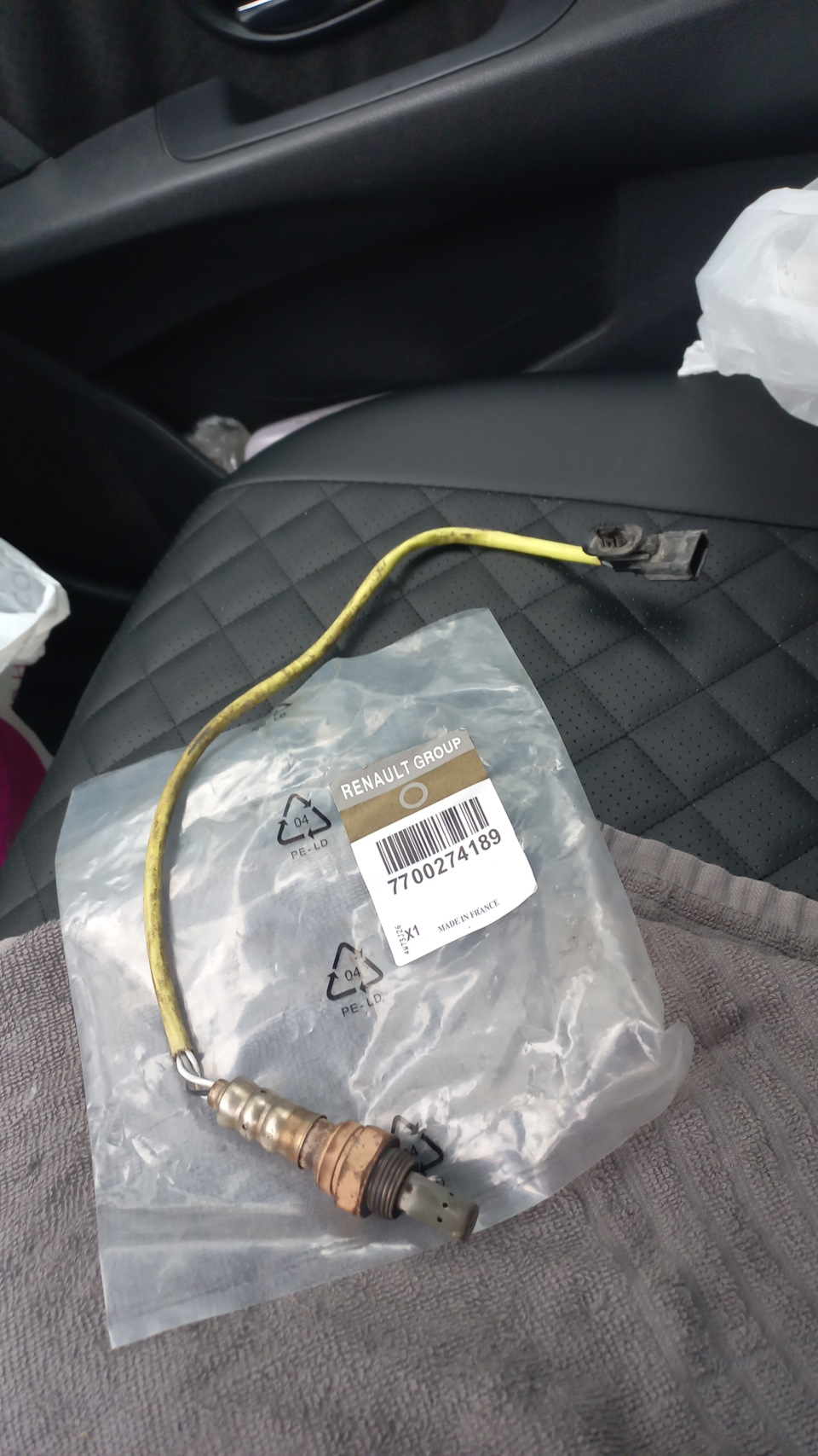 7700274189 Датчик кислородный оранжевый RENAULT | Запчасти на DRIVE2