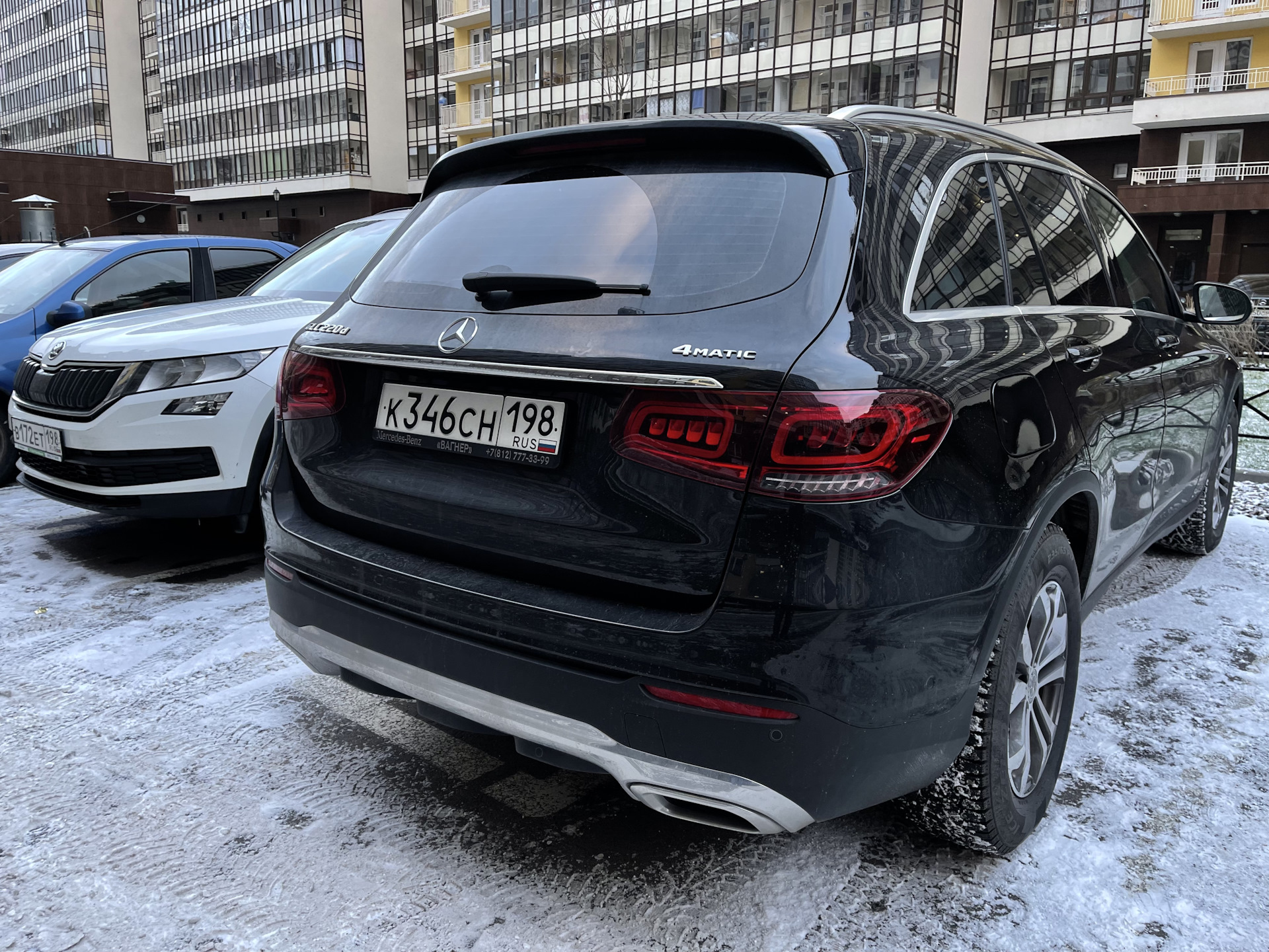 Установка оригинального видеорегистратора — Mercedes-Benz GLC-Class ...