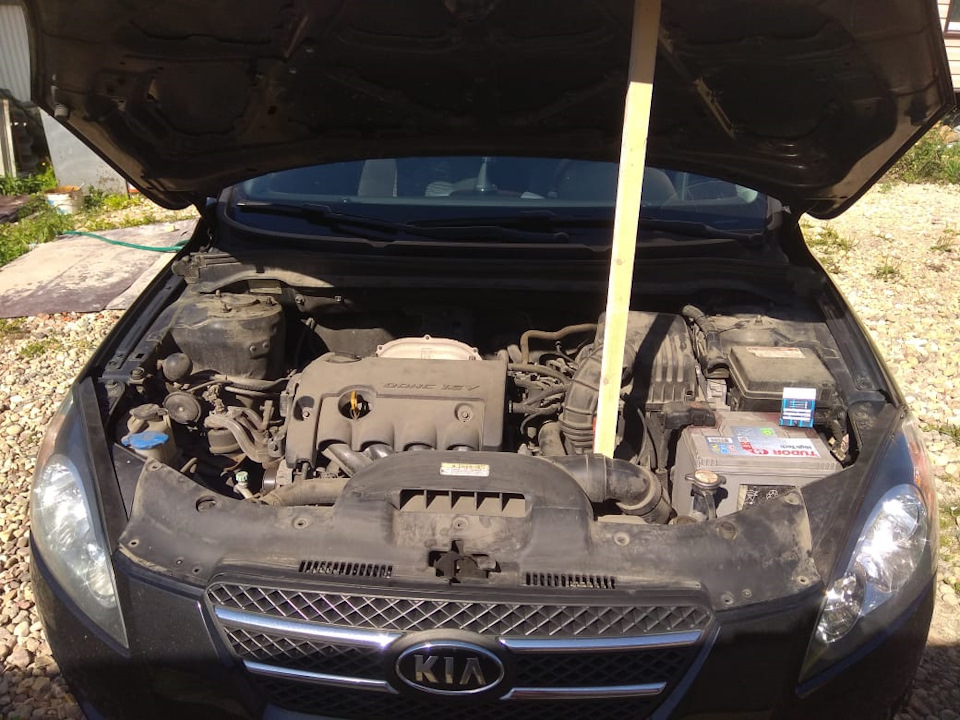 первое что сделал после покупки — помыл — KIA Ceed (1G), 1,6 л, 2009 года | мойка | DRIVE2