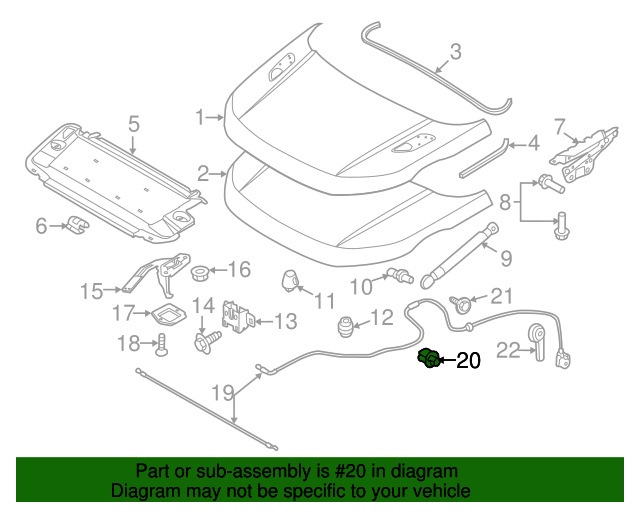 LR000061 Release Cable Clip Jaguar Land Rover | Запчасти на DRIVE2