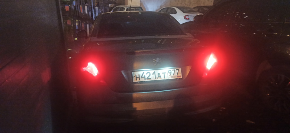Рестайлинговые фонари — Peugeot 207 CC, 1,6 л, 2009 года | стайлинг ...
