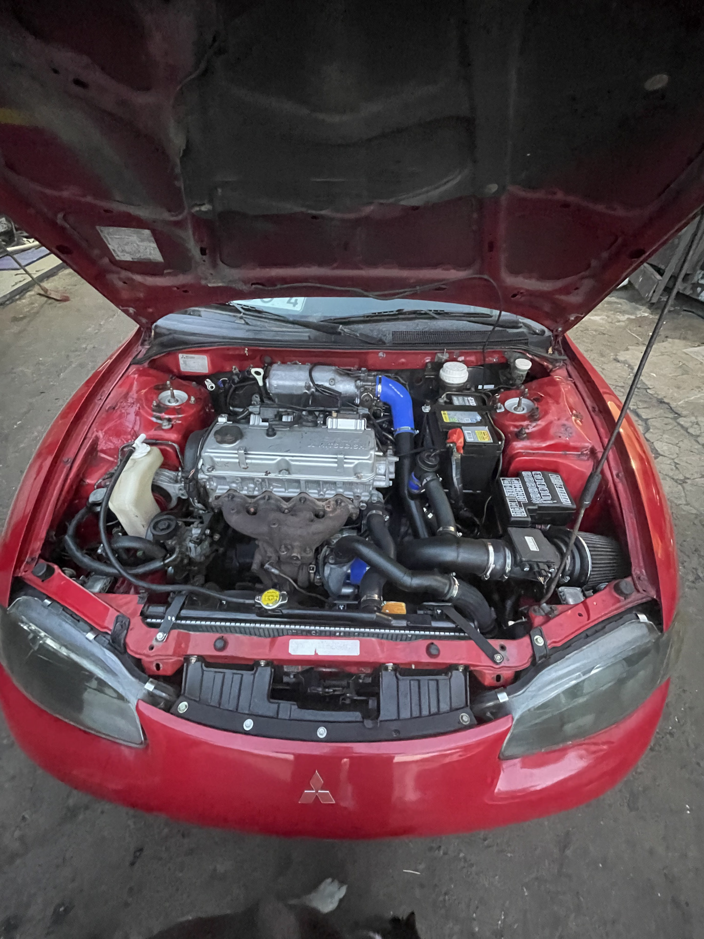 Свершилось, 4g64 на месте — Mitsubishi Eclipse (2G), 2,4 л, 1998 года ...