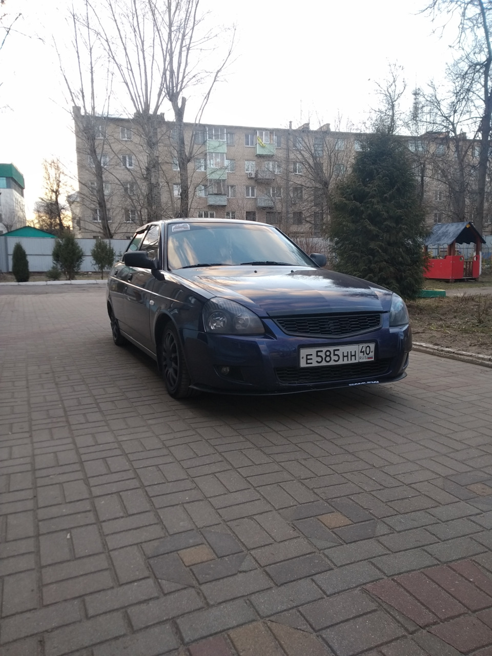 Губа на бампер — Lada Приора седан, 1,6 л, 2011 года | аксессуары | DRIVE2