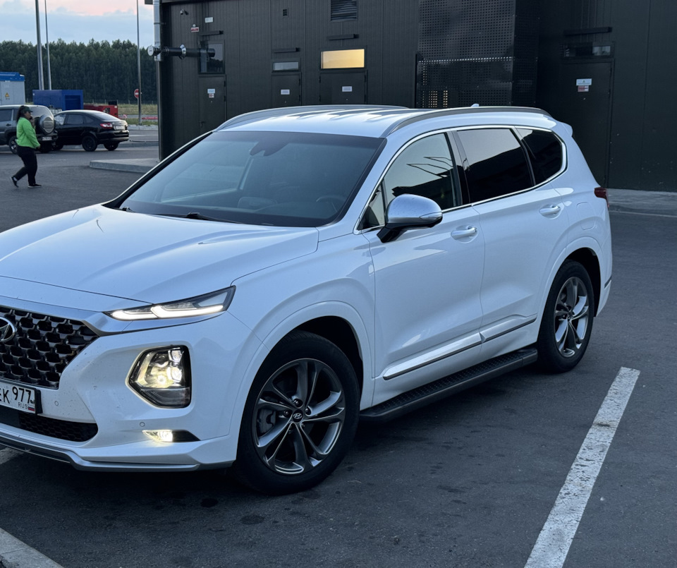 Пороги Хендай Санта-Фе на Hyundai Santa Fe (4G), Hyundai Santa Fe (5G ...