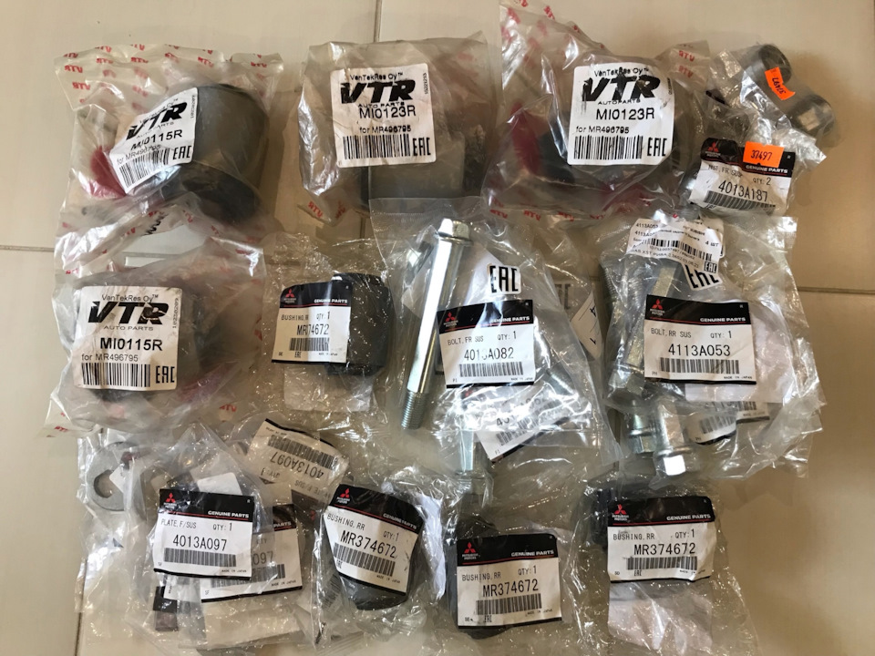 Сход-развальные болты — Mitsubishi Pajero (4G), 3 л, 2011 года ...