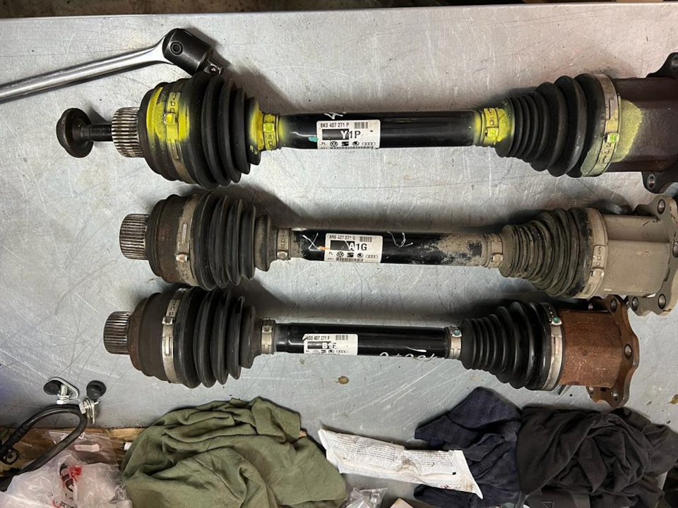 Audi Q5 8R. Передние приводы от SQ5. Разбор полетов. — Audi Q5 (1G), 2 ...