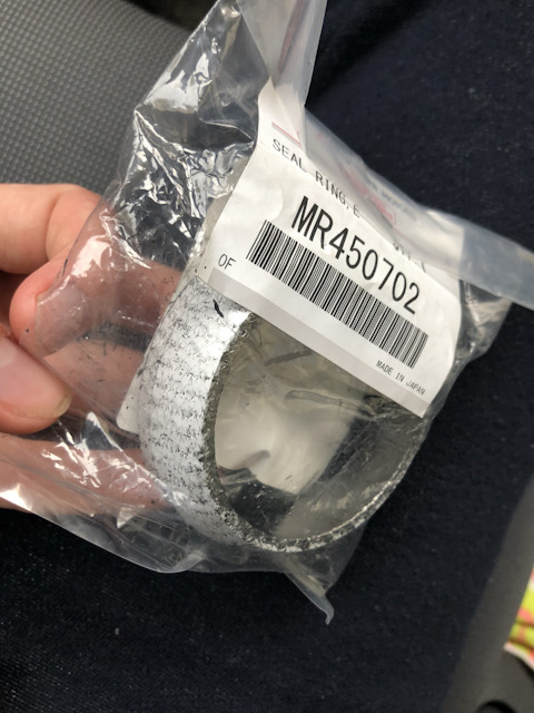 MR450702 КОЛЬЦО УПЛОТНИТЕЛЬНОЕ, ВЫХЛОПНОЙ ТРУБЫ Mitsubishi | Запчасти ...