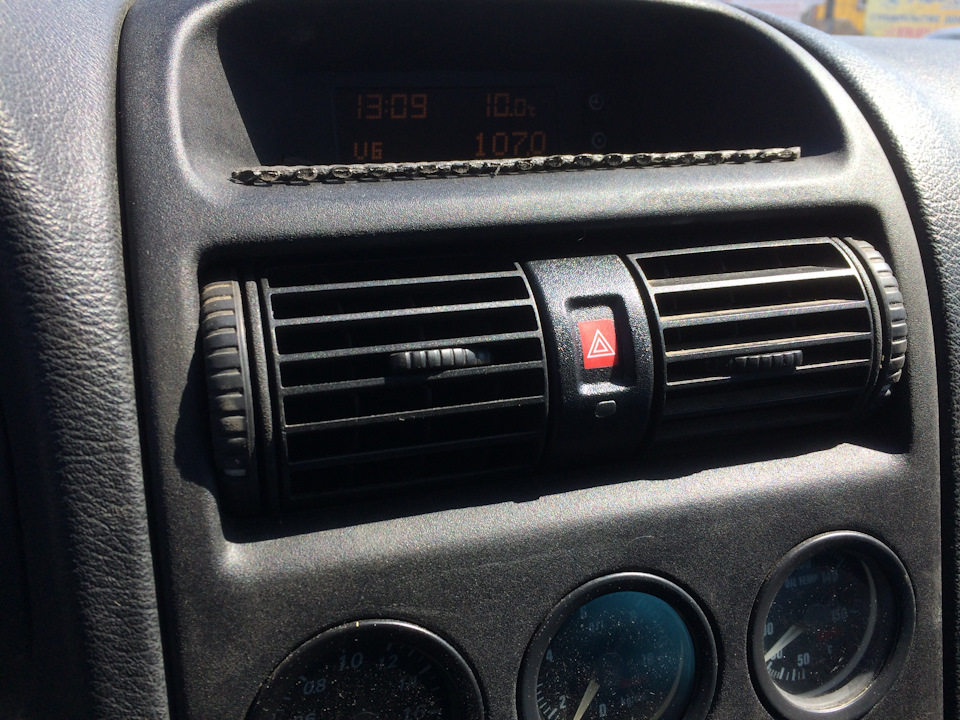 Замена кнопки аварийной сигнализации. — Opel Astra G, 1,7 л, 1998 года ...