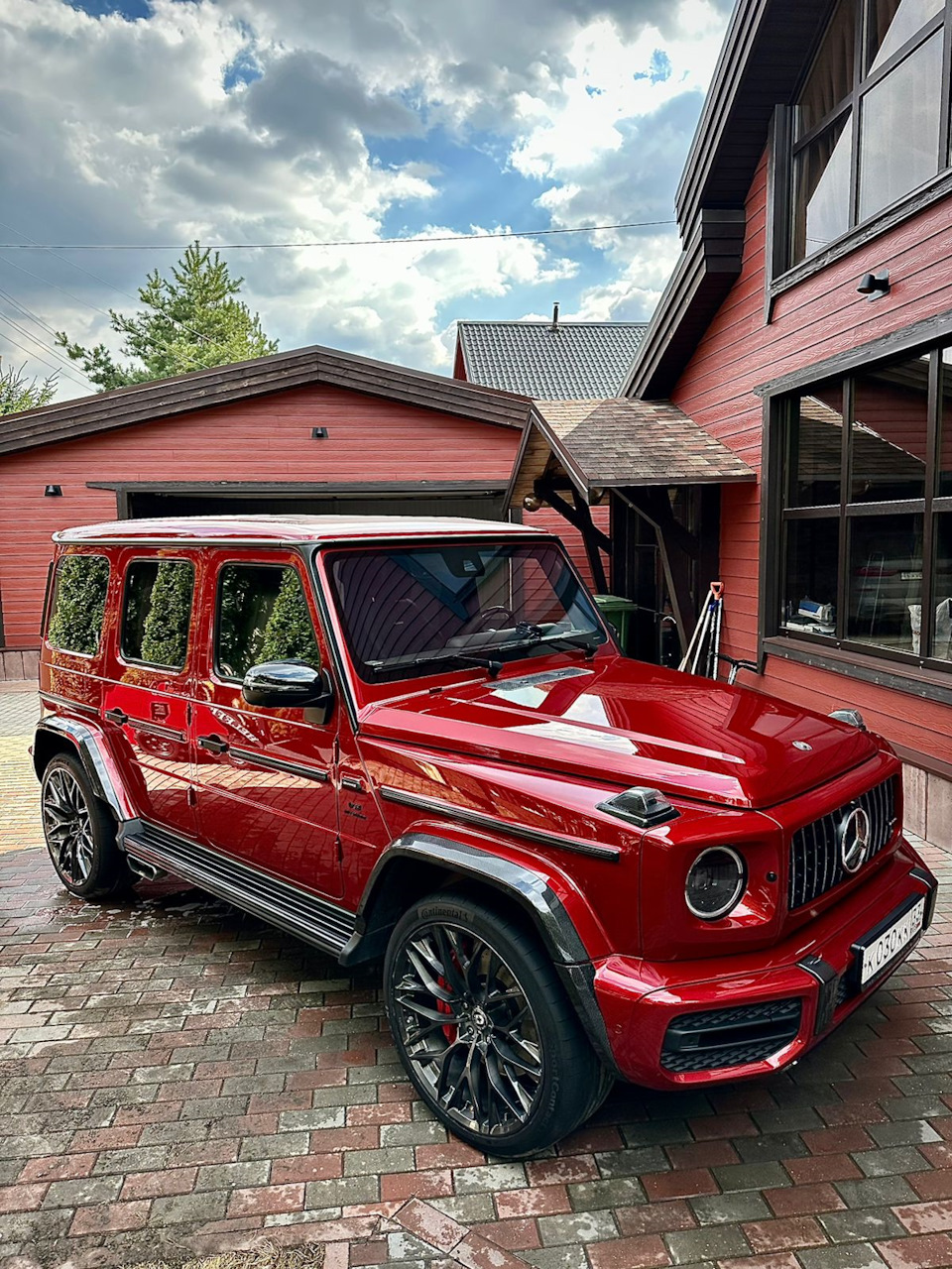 Кованые 23" для красного G63 — Wheels Outlet на DRIVE2