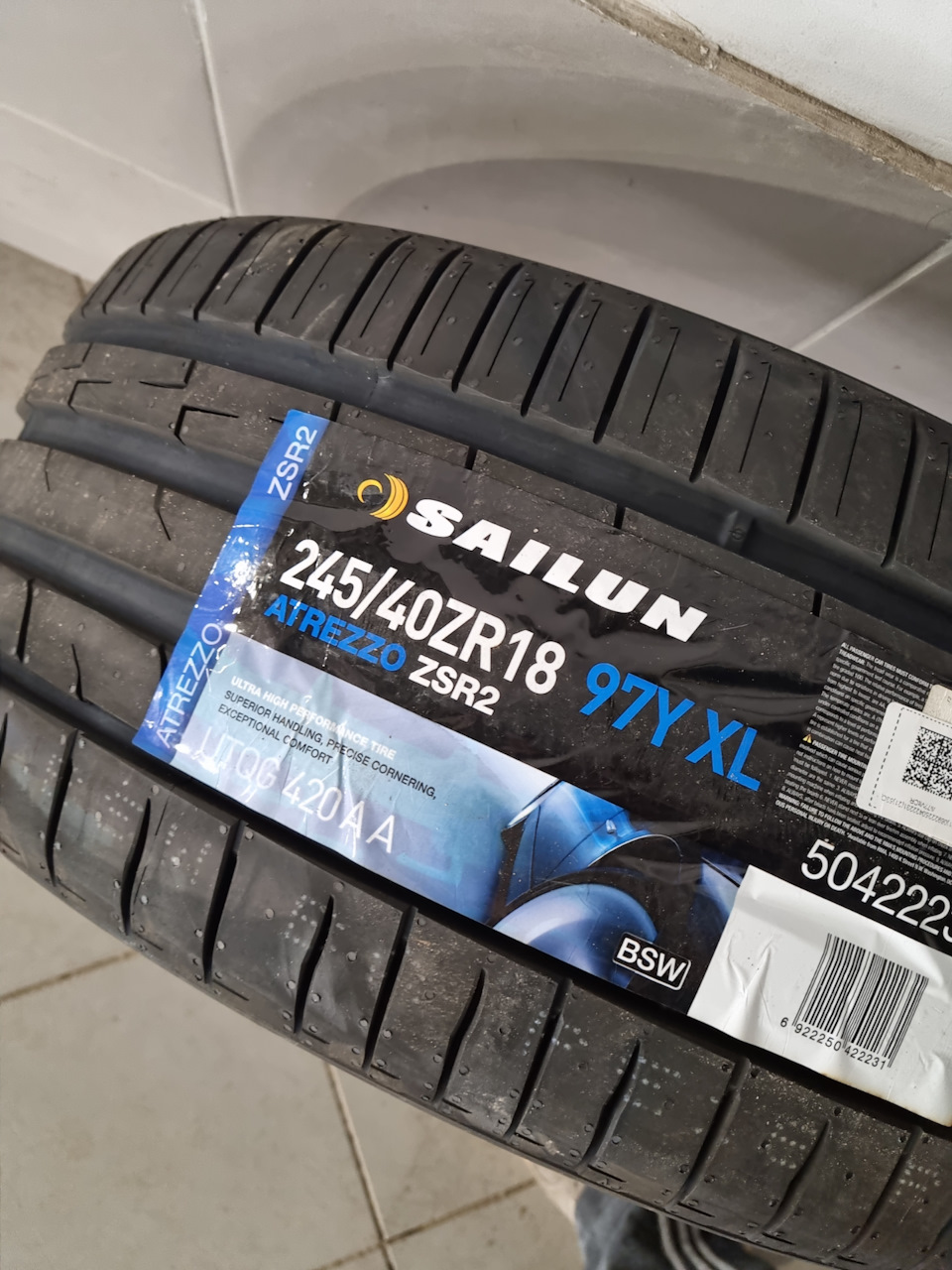 Наблюдение по шинам Sailun ATREZZO ZSR2 — Audi A5 Sportback (1G), 2 л, 2012 года | шины | DRIVE2