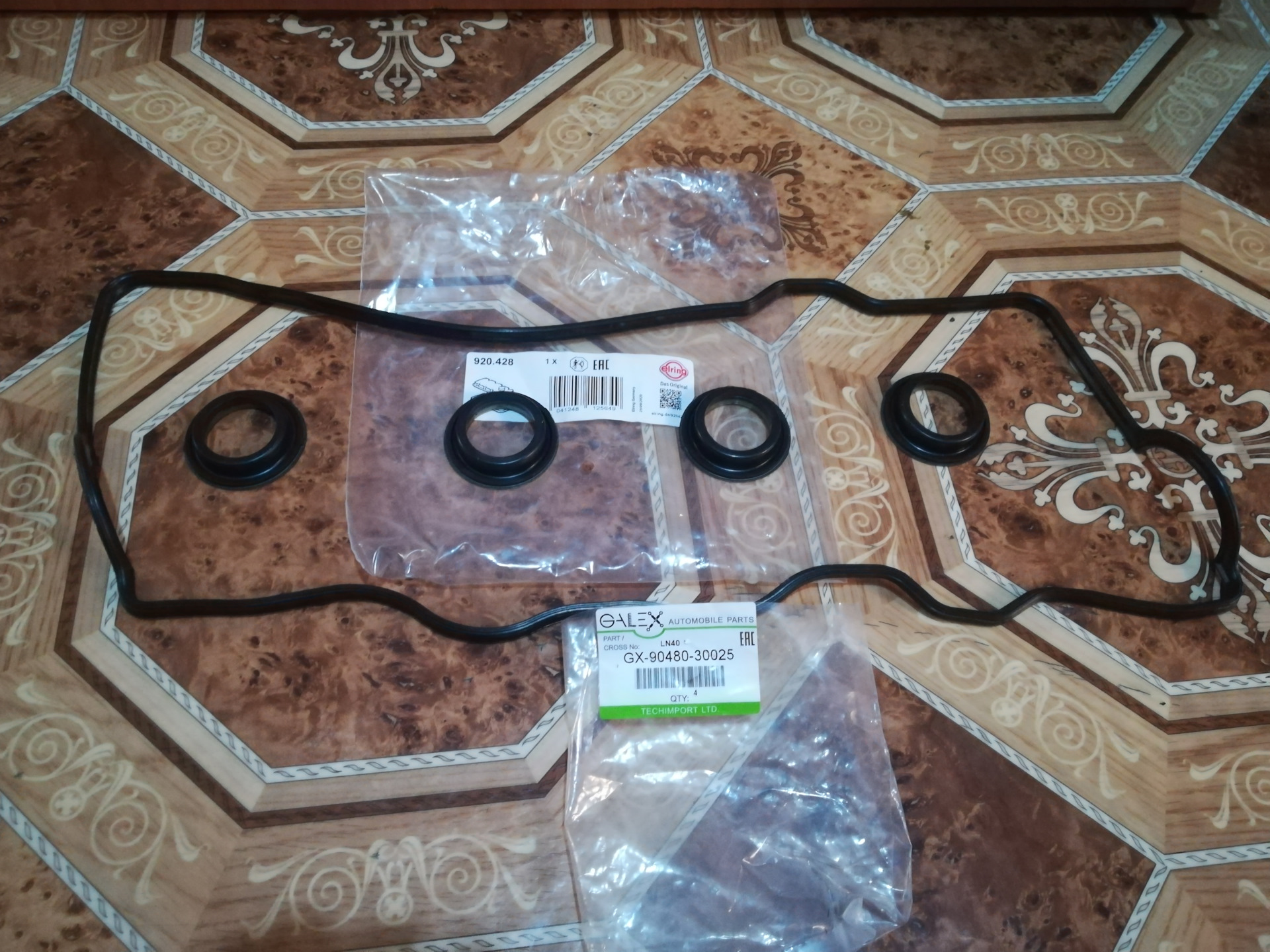 Прокладка клапанной крышки. — Toyota Harrier (1G), 2,2 л, 1998 года ...