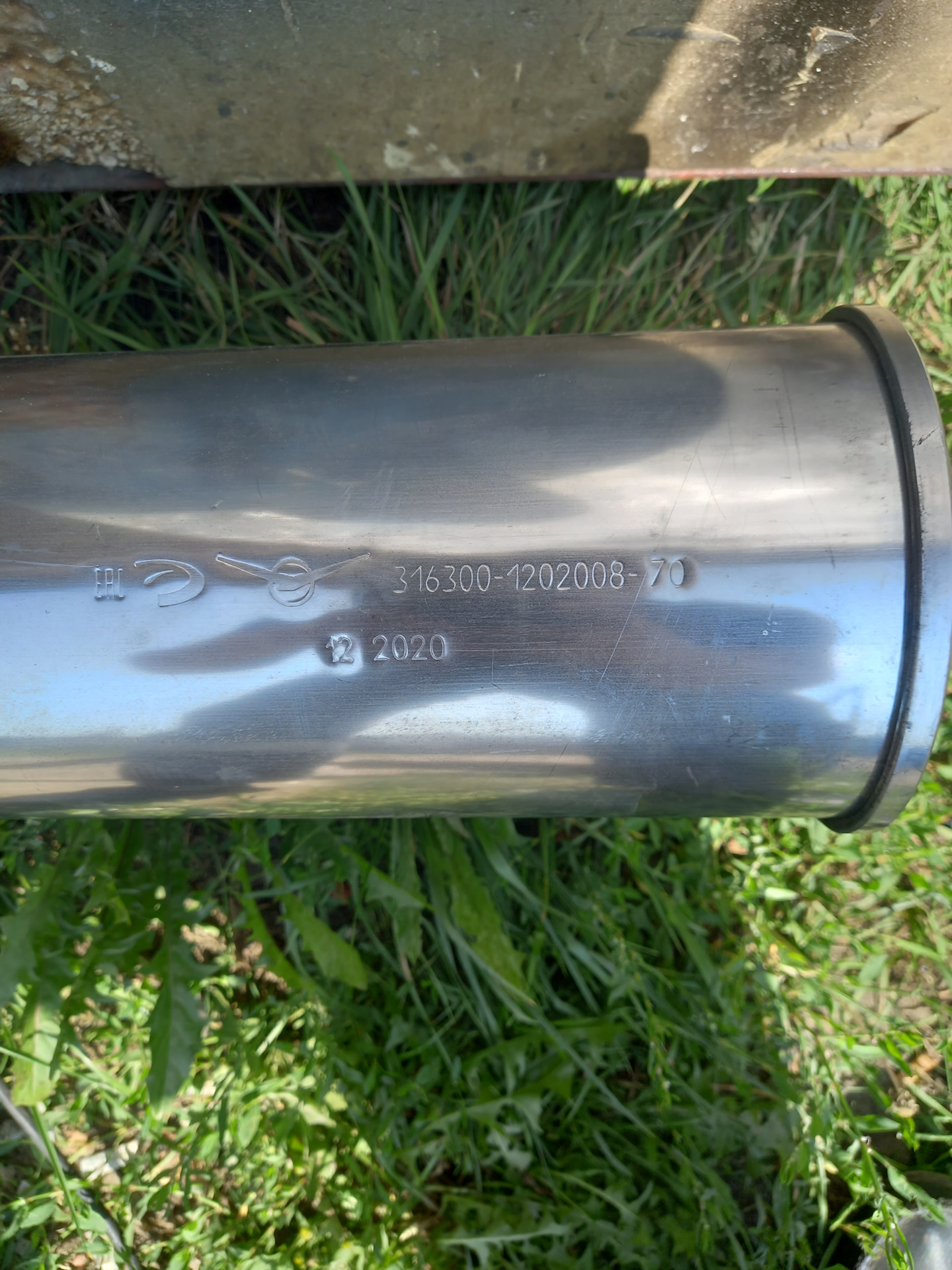 Замена выхлопной на нержавейку. — УАЗ Patriot, 2,7 л, 2015 года ...