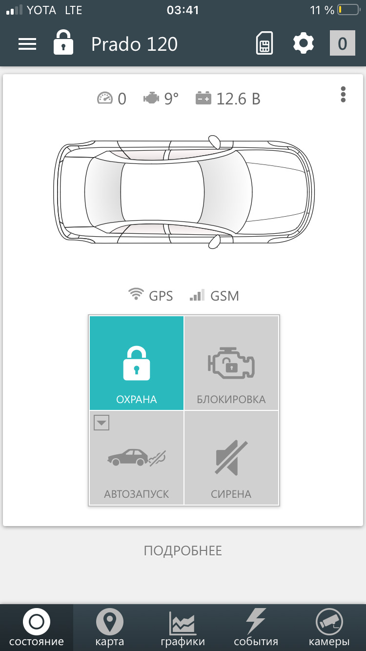 ZONT ZTC-800 установлен. — Toyota Land Cruiser Prado 120-series, 3 л, 2003 года | электроника ...