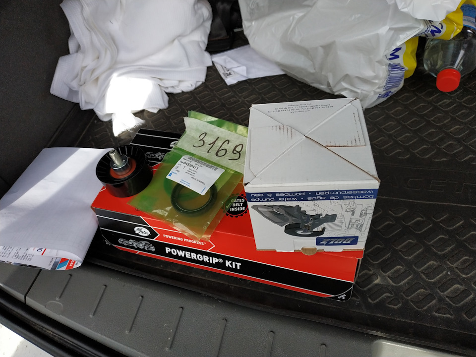 Замена ремня ГРМ . пробег 137т — Chevrolet Lacetti SW, 1,6 л, 2012 года ...