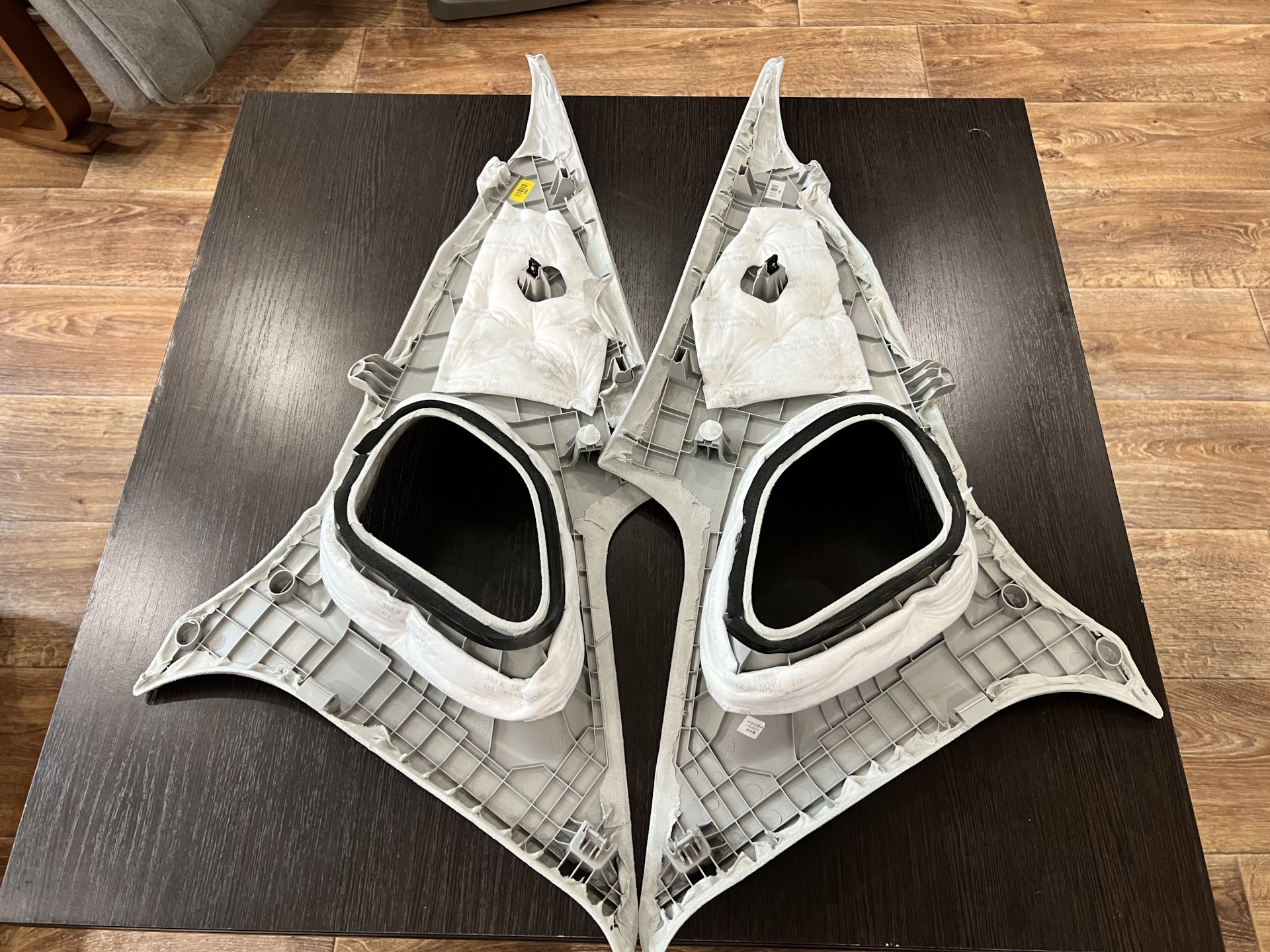 Накладки задних стоек готовы — KIA Optima (4G), 2 л, 2019 года | просто ...