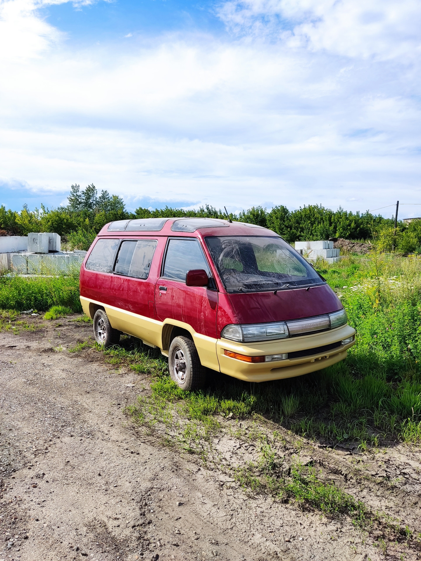 Вот и открасились))) — Toyota Master Ace Surf, 2 л, 1990 года ...