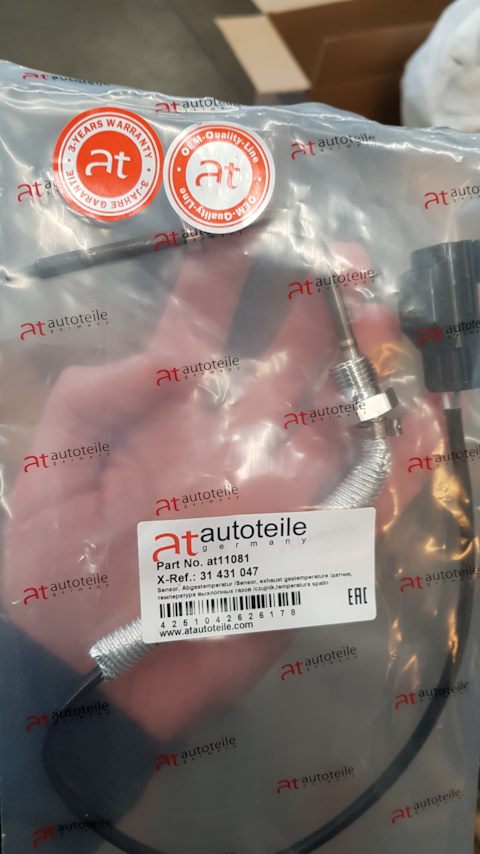 31431047 Датчик температуры сажевого фильтра Volvo | Запчасти на DRIVE2