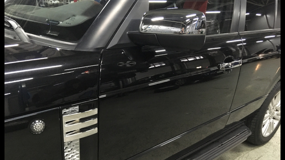 Зеркала в хром — Land Rover Range Rover (3G), 5 л, 2009 года ...