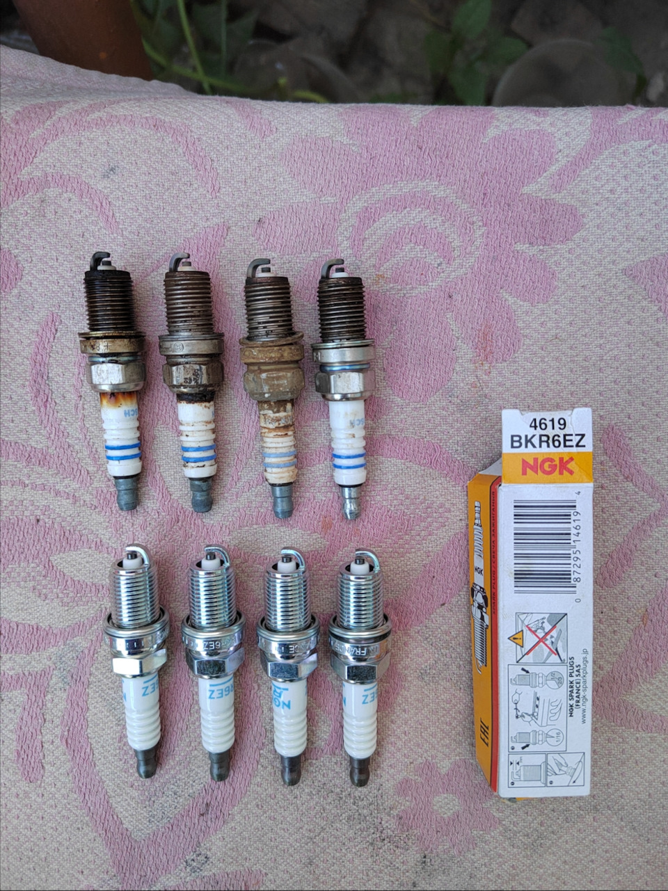 BKR6EZ Свеча зажигания 4619 NGK | Запчасти на DRIVE2