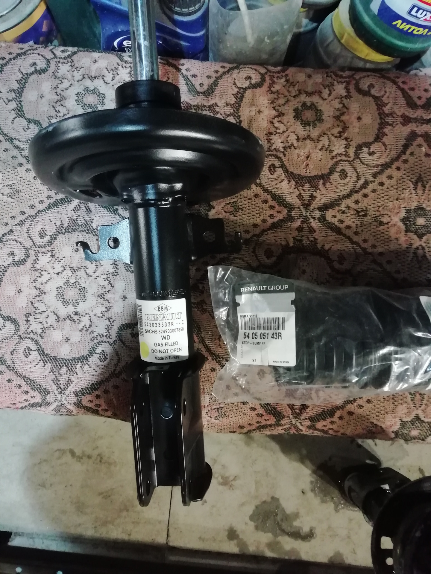 Замена передних амортизаторов на мегане 3 — Renault Fluence, 1,6 л ...