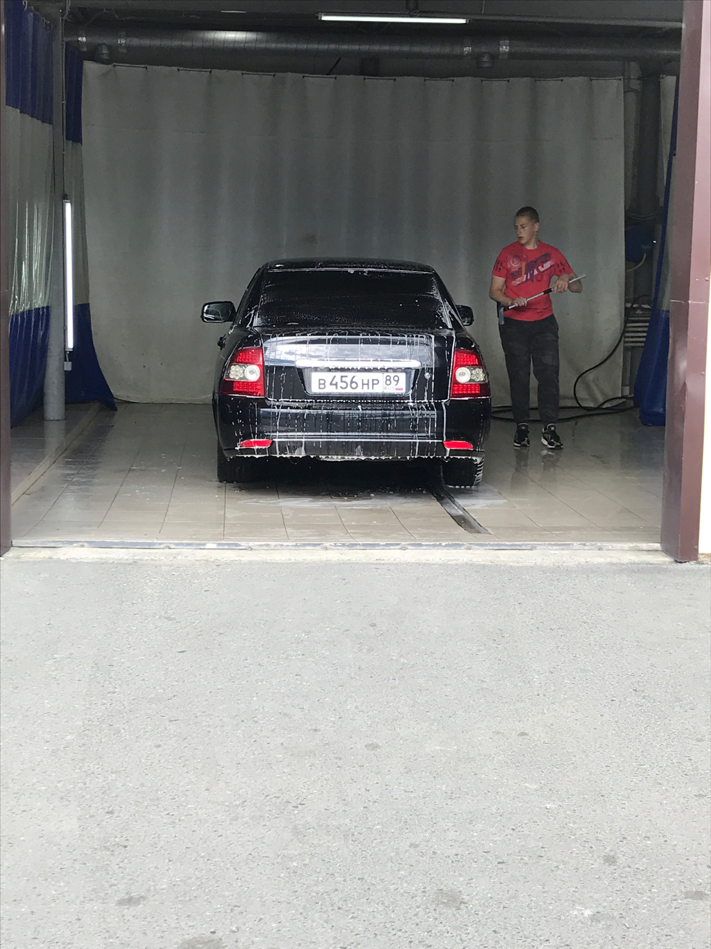 Довольно таки морозное утро — LADA Приора седан, 1,6 л., 2007 года ...