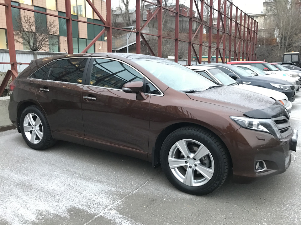Установил зимние шины — Toyota Venza (1G), 2,7 л., 2013 года | шины ...