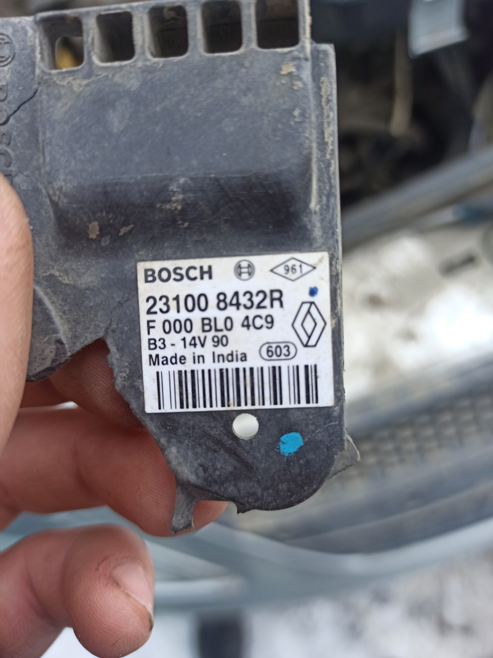 231008432R Генератор 90а RENAULT | Запчасти на DRIVE2