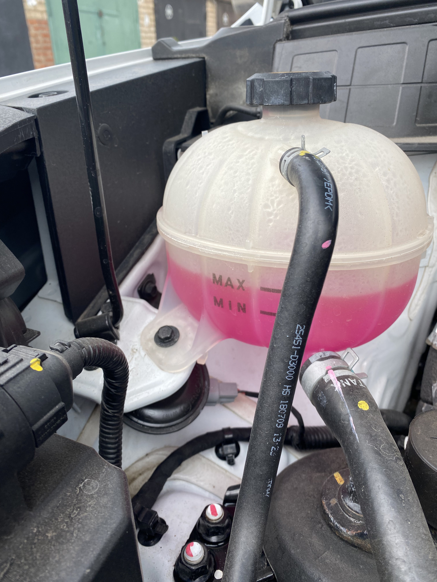 Дела антифризные. Переходим на розовый — Hyundai Tucson (TL), 2 л, 2018 ...