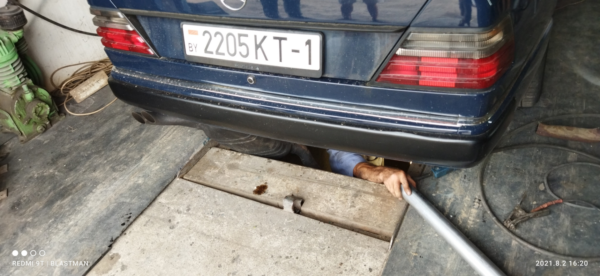 Замена масла. Выхлоп. Датчик давления масла. — Mercedes-Benz E-class ...