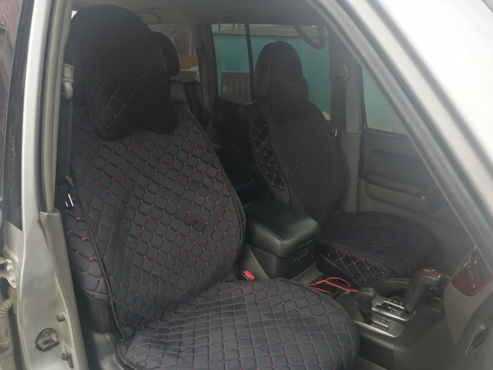 042 Накидки на сиденье — Mitsubishi Pajero (3G), 3,5 л, 2002 года ...