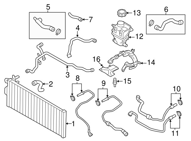 17117570094 радиатор водяного охлаждения BMW | Запчасти на DRIVE2